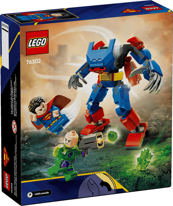 Lego DC Superman Mech vs. Lex Luthor Super Hero Toy Figure