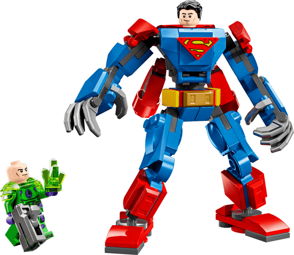 Lego DC Superman Mech vs. Lex Luthor Super Hero Toy Figure
